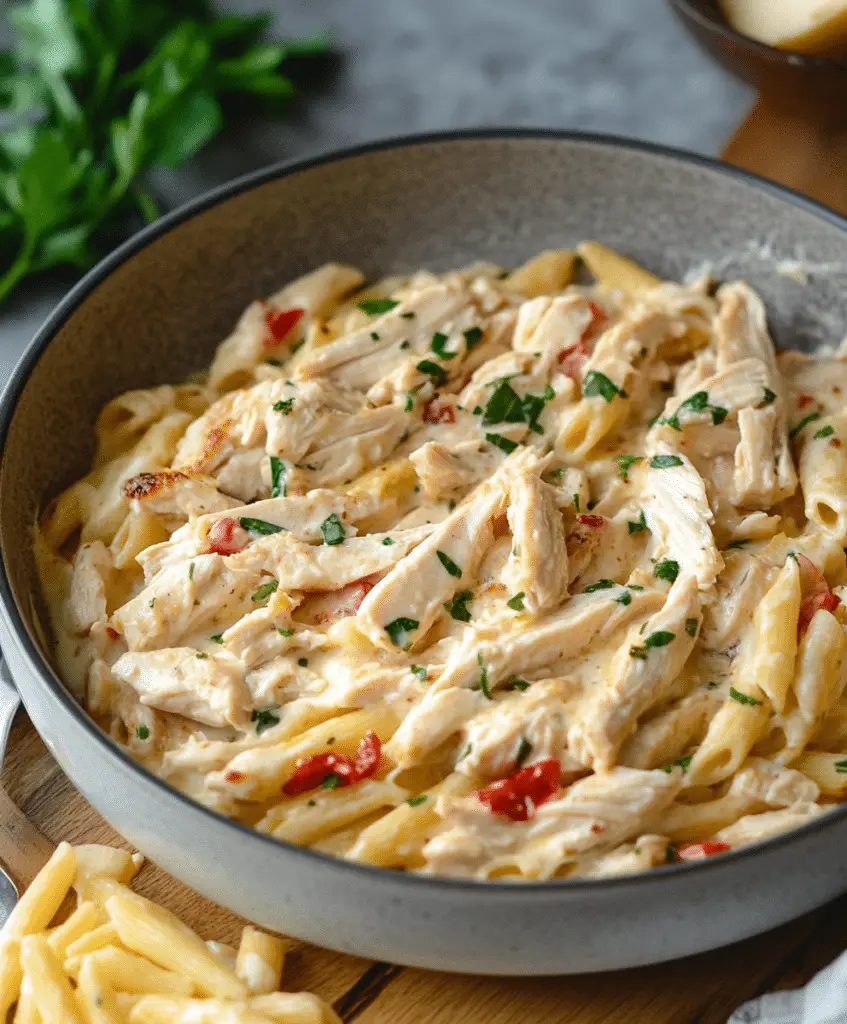 Cheesy Chicken Pasta Recipe Recipe - simplerecipee.com