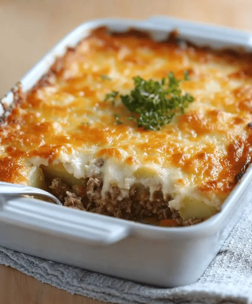 Ground Beef Casserole With Potatoes Recipe - simplerecipee.com