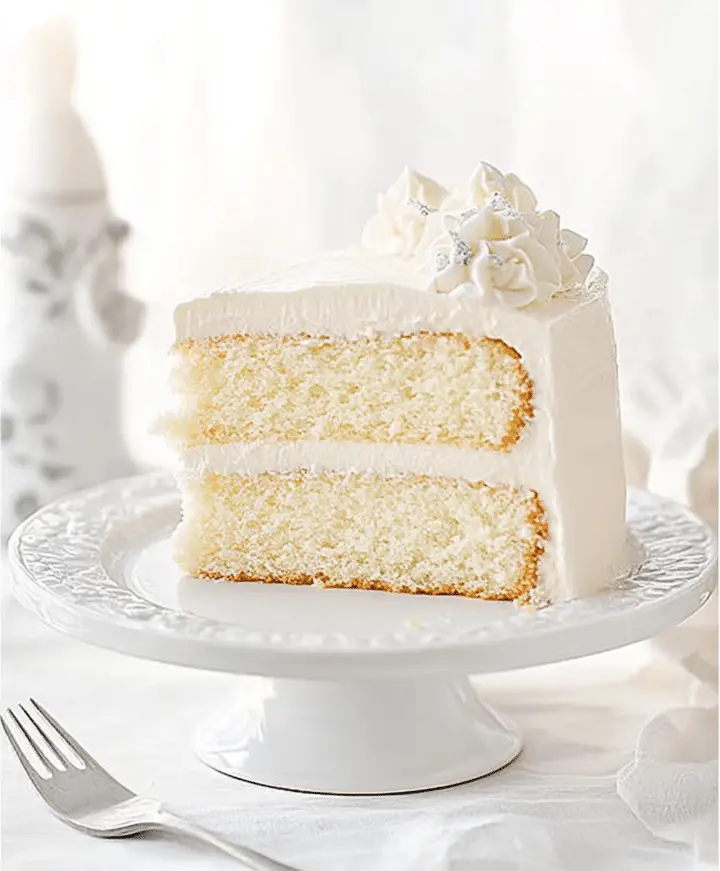 New Favorite White Layer Cake Recipe - simplerecipee.com