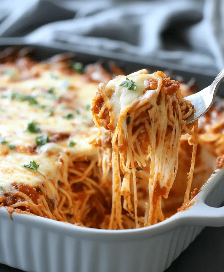 Southern Baked Spaghetti Casserole Recipe - simplerecipee.com
