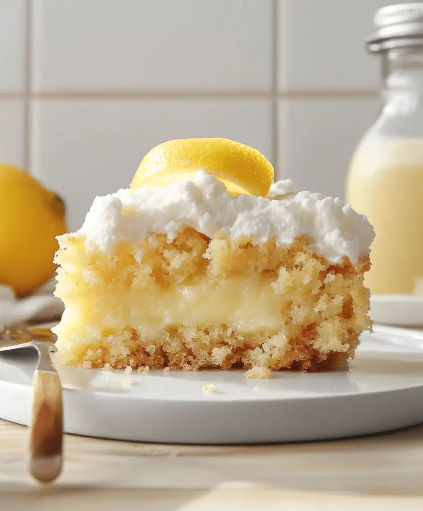 Lemon Cream Cheese Dump Cake Recipe - simplerecipee.com