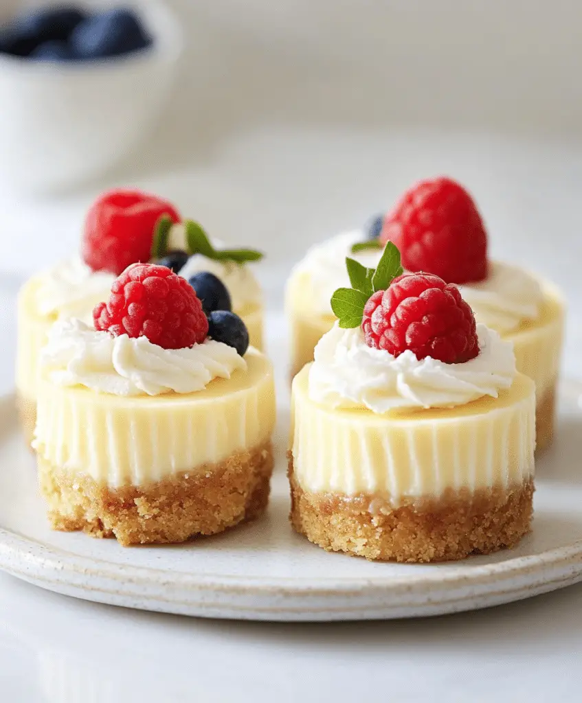 Mini Cheesecakes Recipe - simplerecipee.com