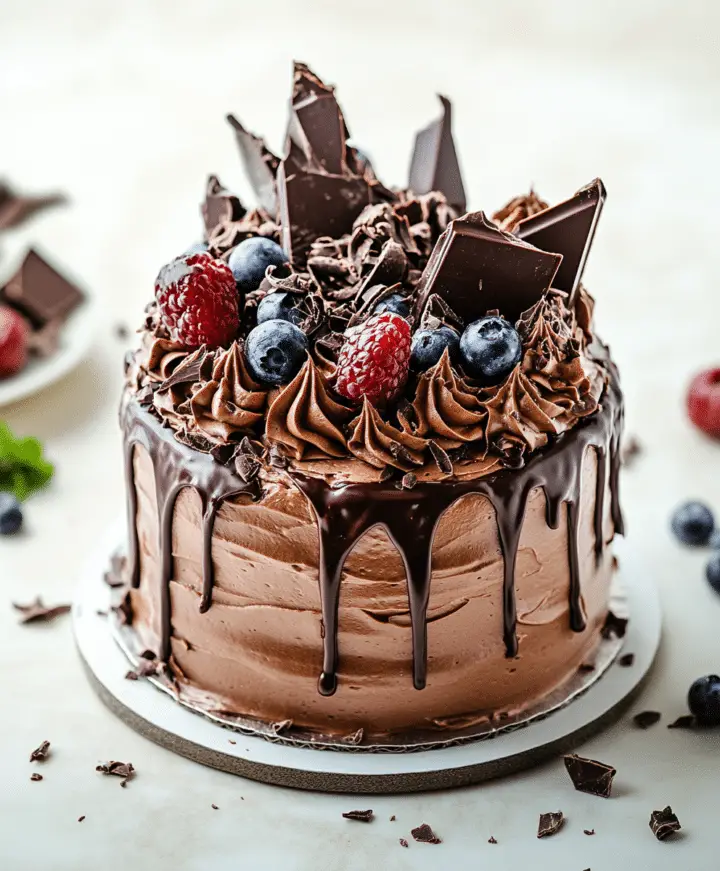 Ice Crime Chocolate Overload Explosion Cake Recipe - simplerecipee.com
