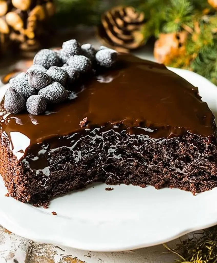 Midnight Fudge Cake Recipe - simplerecipee.com