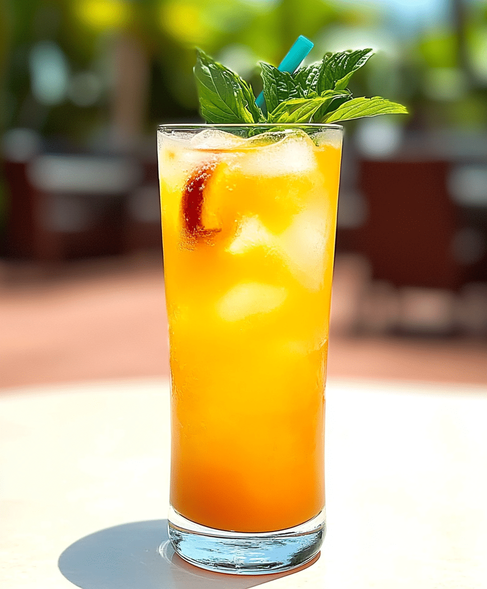 Tropical Fizz Mocktail Recipe - simplerecipee.com