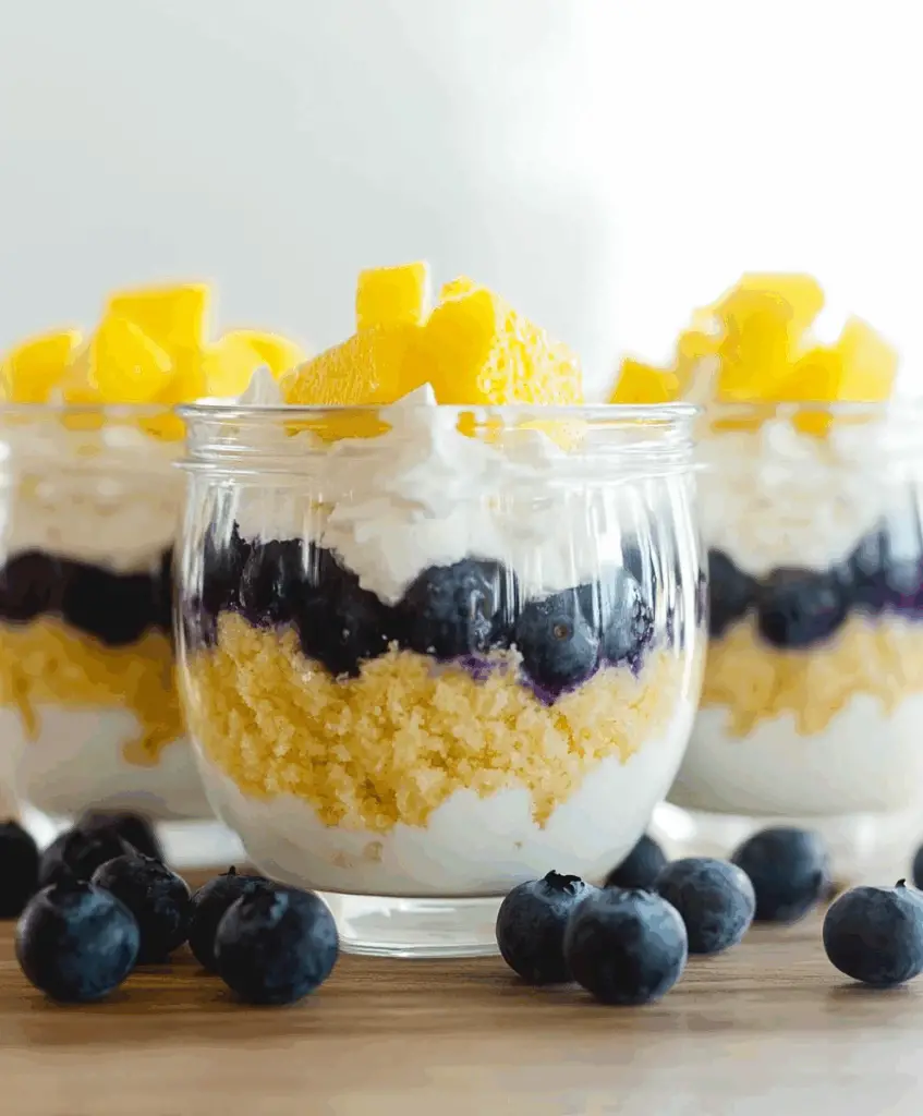 Easy Lemon Blueberry Trifle Recipe - simplerecipee.com