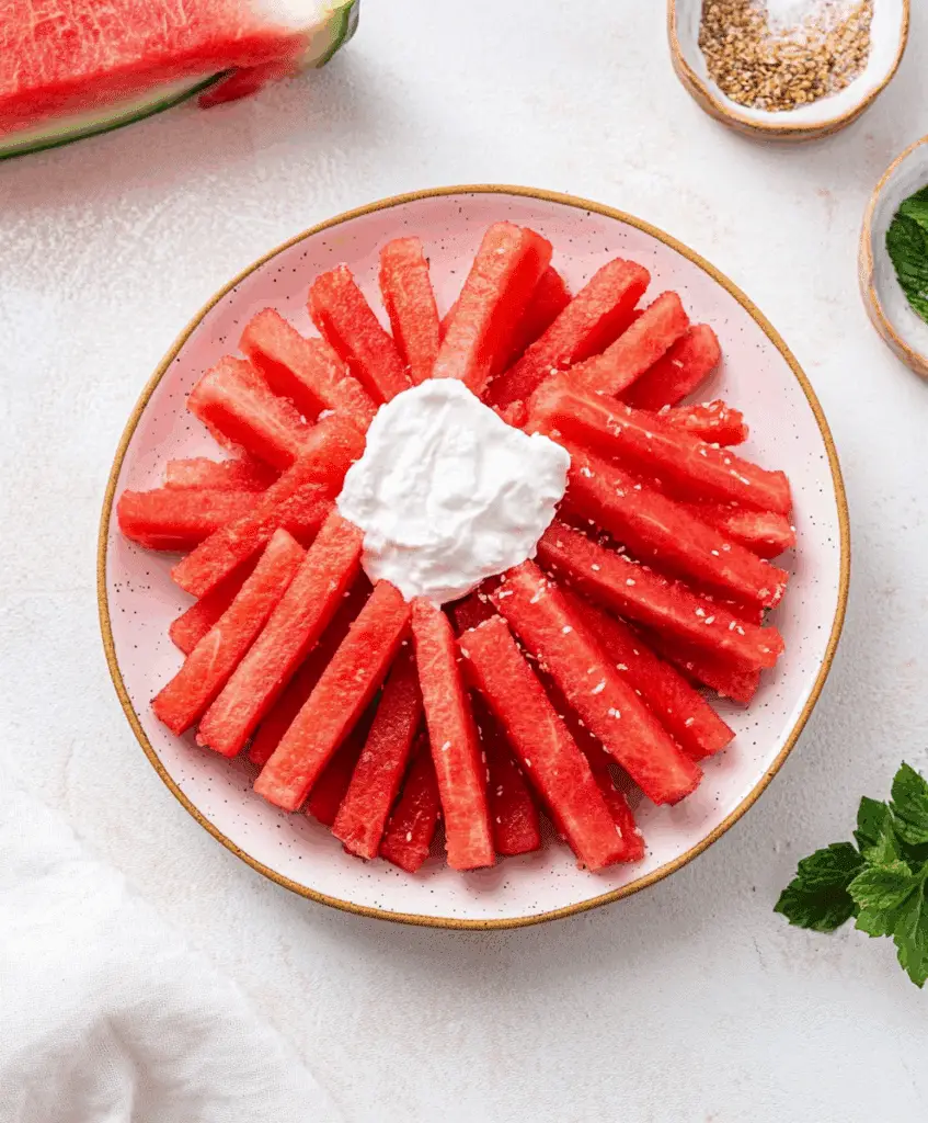 Healthy Watermelon Fries Recipe - simplerecipee.com